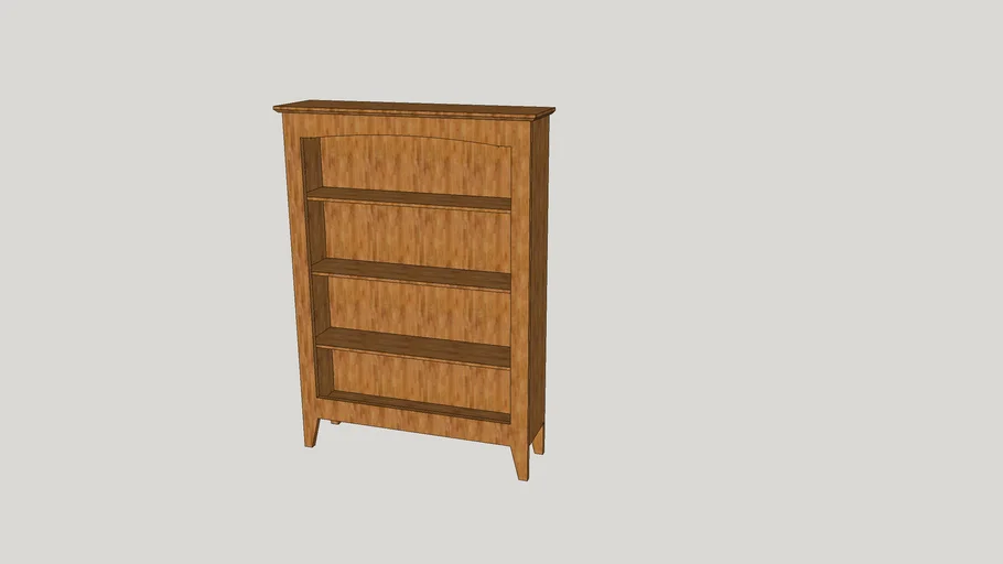 Wooden Bookshelf/Bookcase | 3D Warehouse