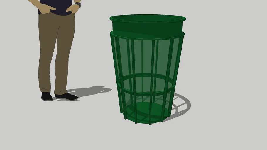 New York Trash Bin | 3D Warehouse