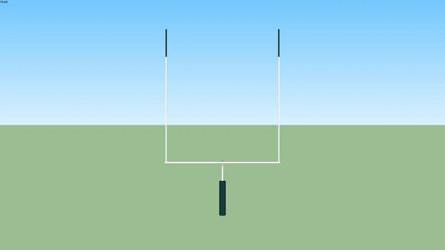 Football uprights. | 3D Warehouse