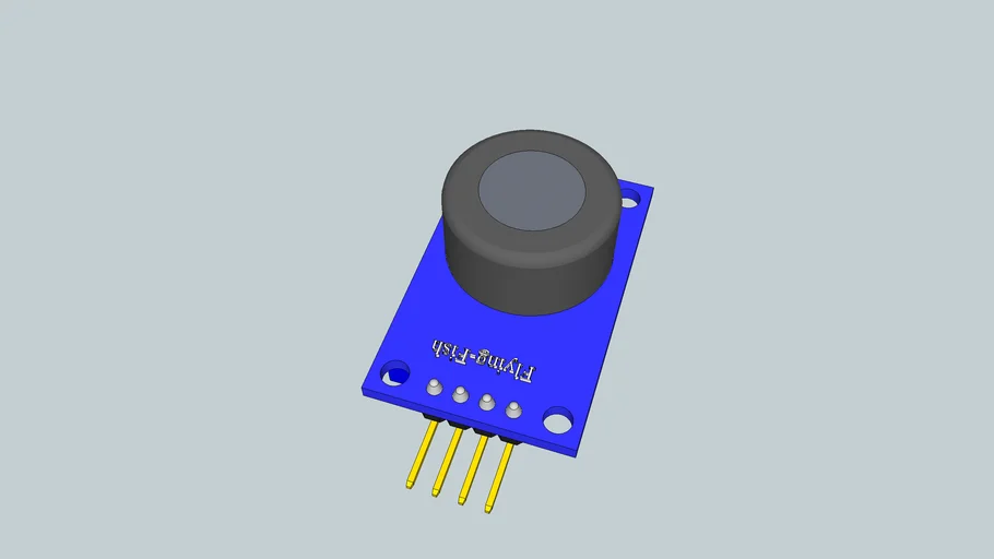 Sensor Gas MQ-9 Flying-Fish MQ-3 MQ-7 Arduino | 3D Warehouse