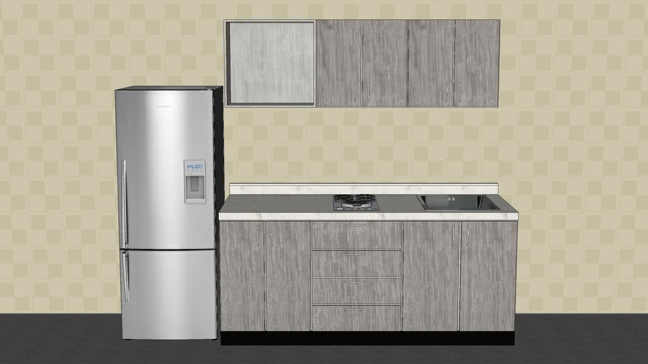 01 Small Kitchen | 3D Warehouse