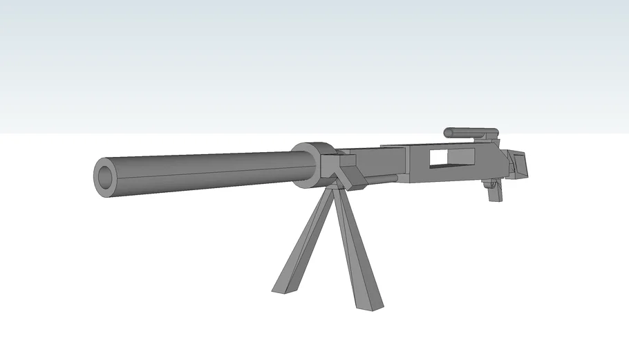 HKMG-5 heavy machine gun 14.5x114mm | 3D Warehouse