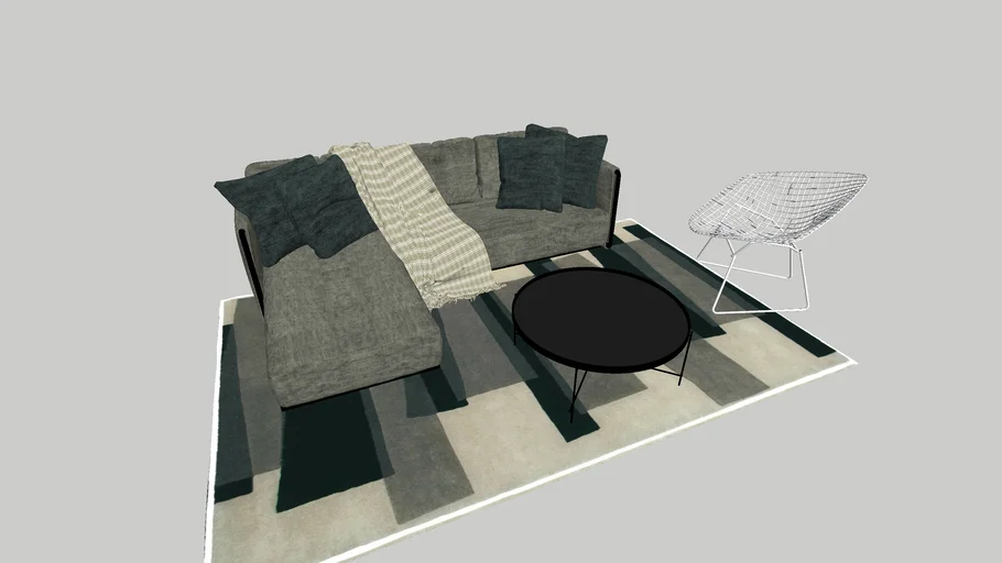 sofa 01 | 3D Warehouse