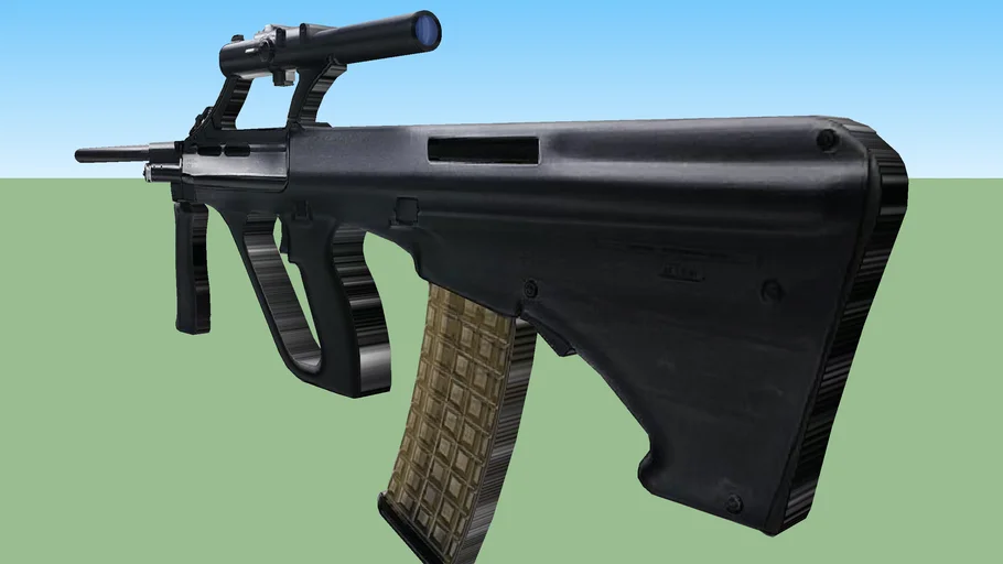 AUG weapon | 3D Warehouse