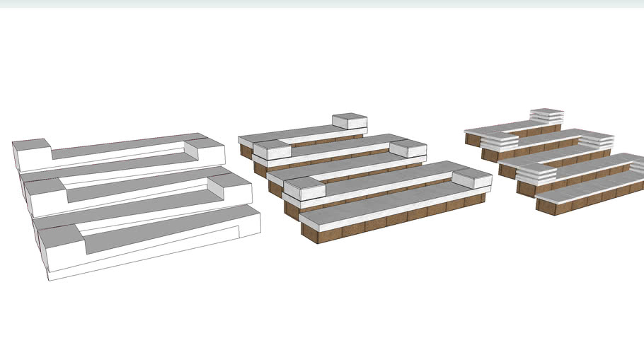 Garden stairs | 3D Warehouse