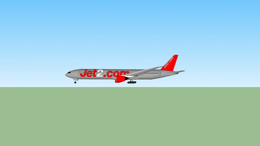 Boeing 777 - 300ER Jet 2 | 3D Warehouse