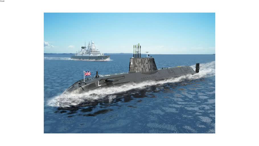 HMS Astute Class nuclear submarine | 3D Warehouse