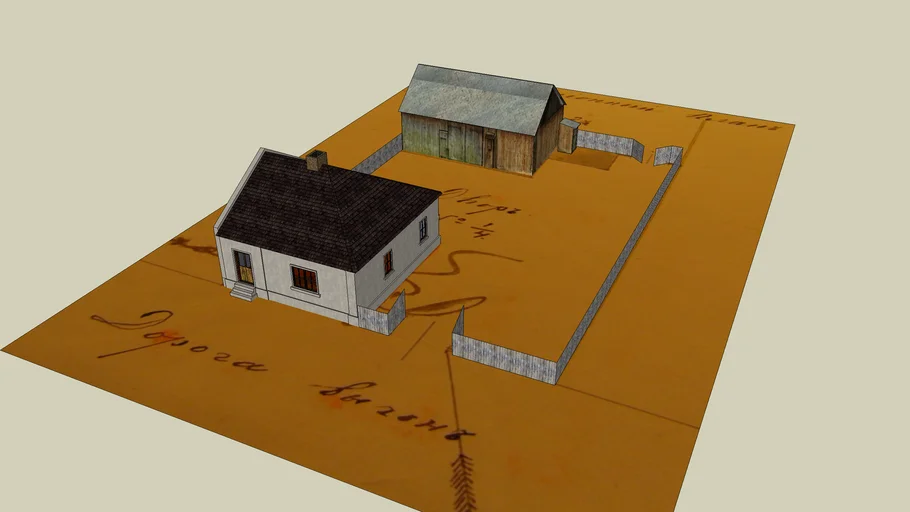 Bychawa 1898 brick house | 3D Warehouse