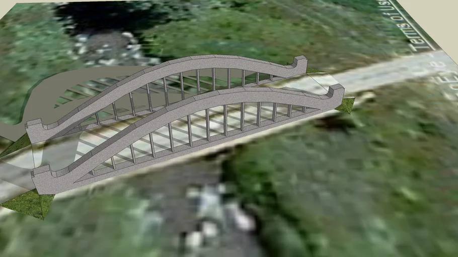 Concrete bridge Menin | 3D Warehouse