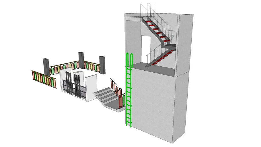 staircase | 3D Warehouse