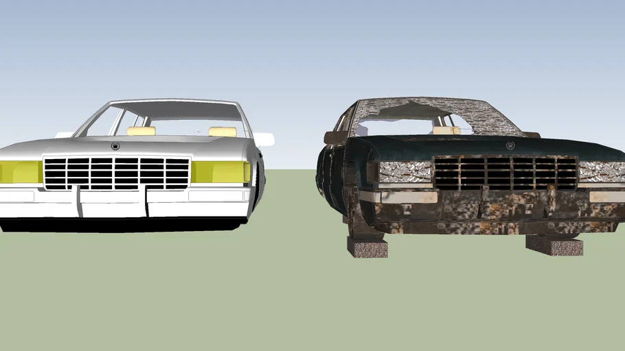 Rusty car VS Normal car 2 | 3D Warehouse
