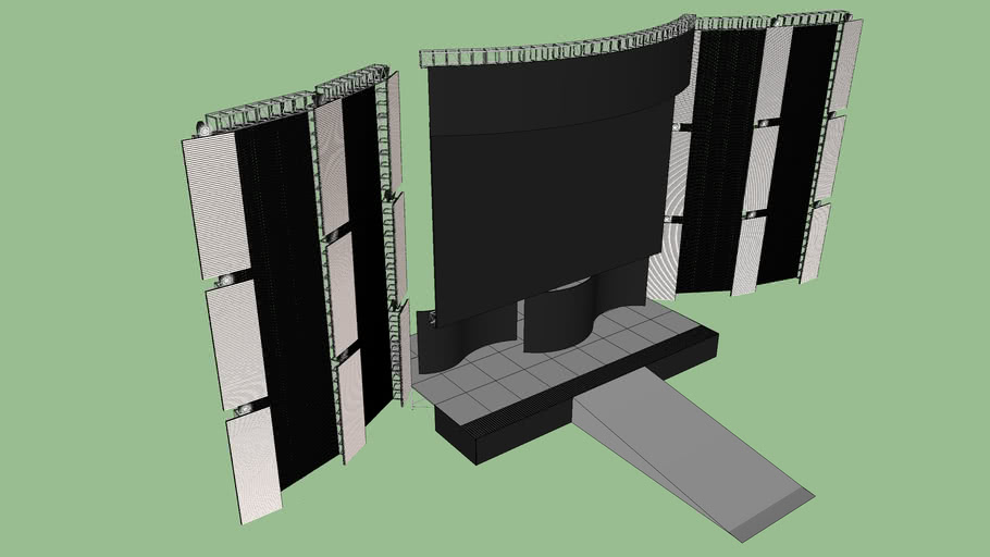 wwe Inc: wwe weekly show HD stage | 3D Warehouse
