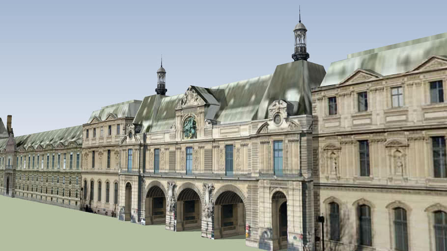 Aile Flore-Louvre | 3D Warehouse