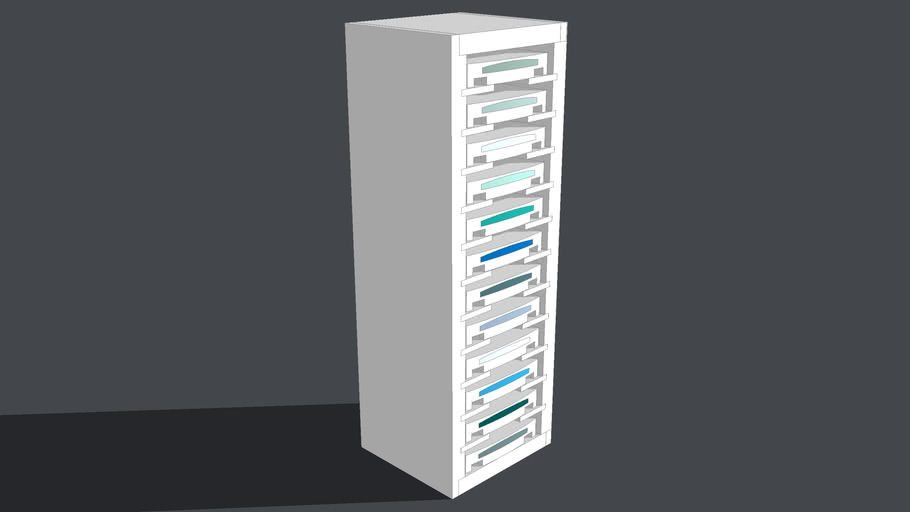 12 Stamp Storage Holder | 3D Warehouse