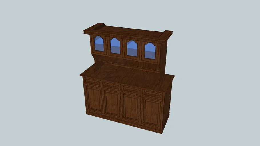 Buffet&Hutch unit | 3D Warehouse