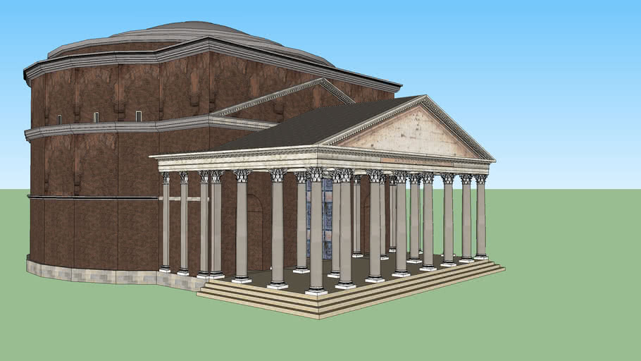 Pantheon, decent textures | 3D Warehouse