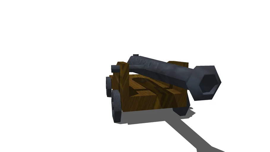 Another MEGA-low poly Cannon | 3D Warehouse