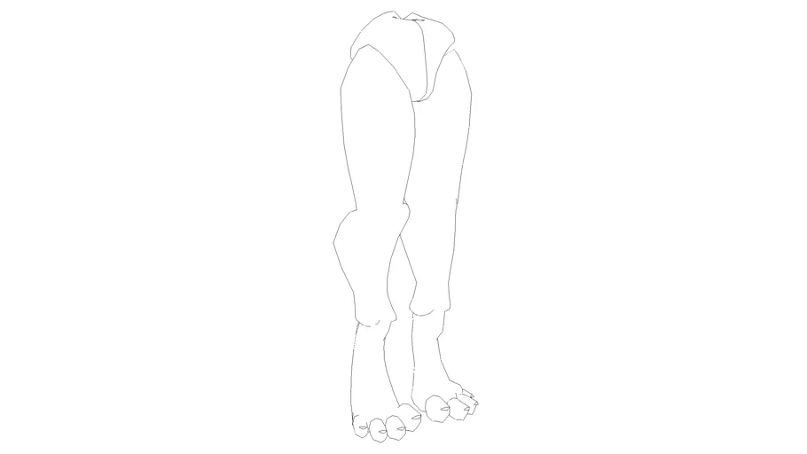 Legs: Digitigrade M001 | 3D Warehouse