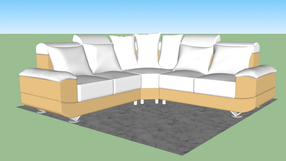 sofa de canto | 3D Warehouse