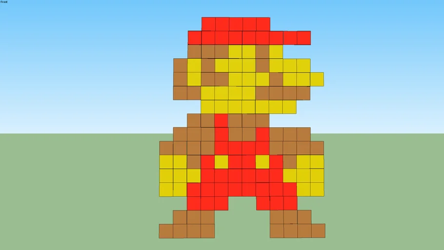 8-bit Mario | 3D Warehouse