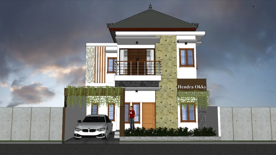 Rumah Minimalis 2 Lantai | 3D Warehouse