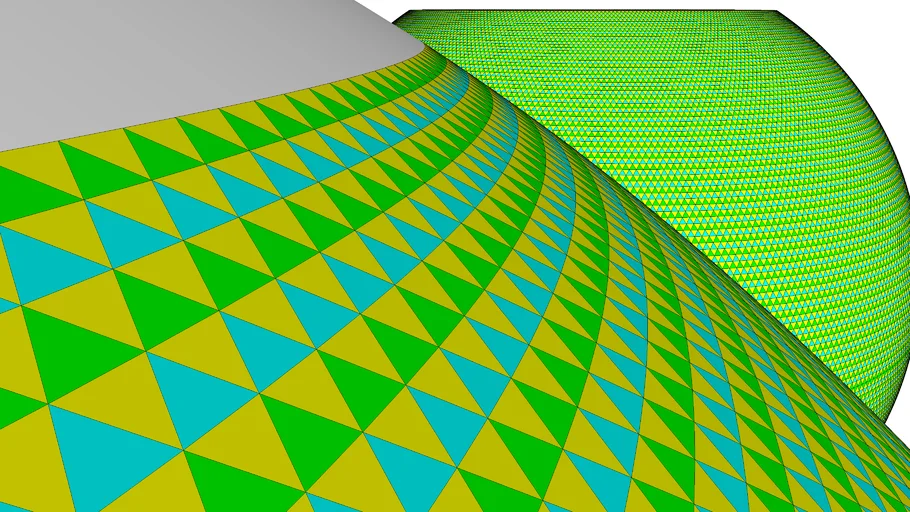 Dome Geodesic (Triangle half equilaterale Half isocele).skp Dome ...