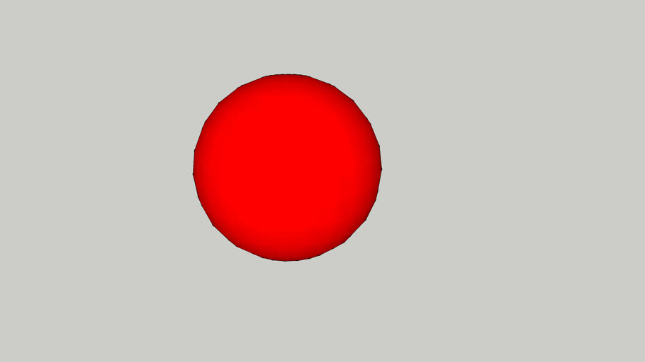 big red ball (sphere) | 3D Warehouse