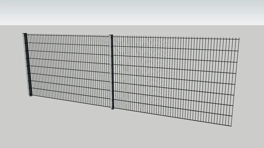 Vega 2D mesh panel H=1630mm - Sigma posts | 3D Warehouse