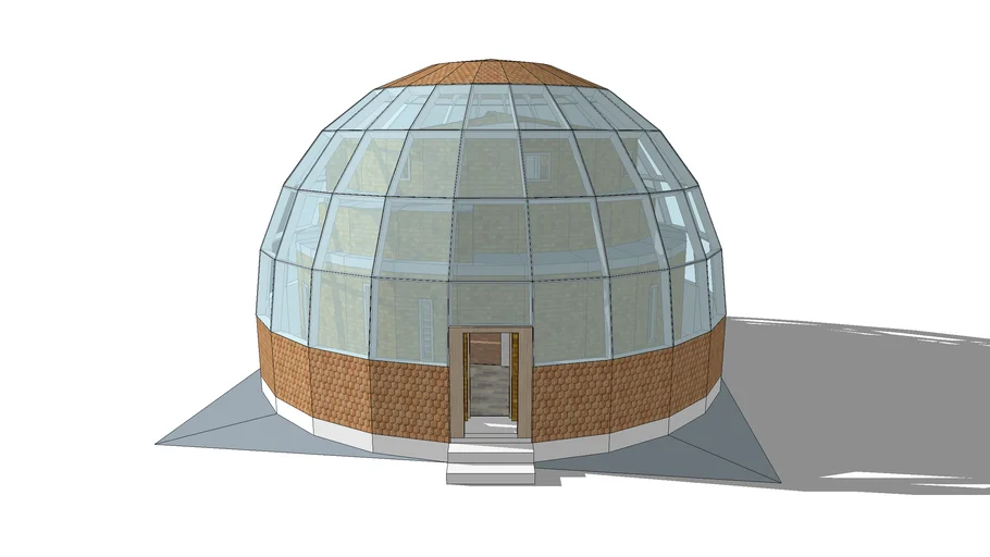 Round dome house | 3D Warehouse
