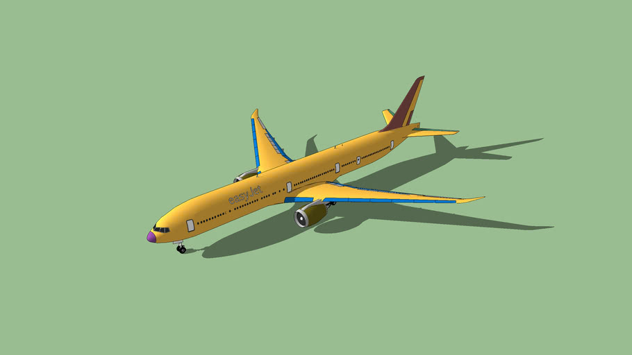 easyJet Aeroplane | 3D Warehouse