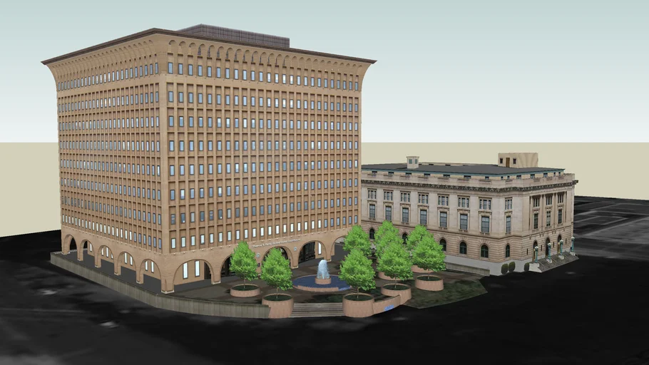 Post Office/Federal Building and US Courthouse | 3D Warehouse