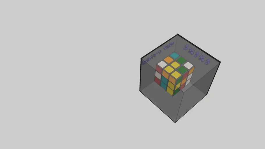 Rubik's Cube 3x3 | 3D Warehouse
