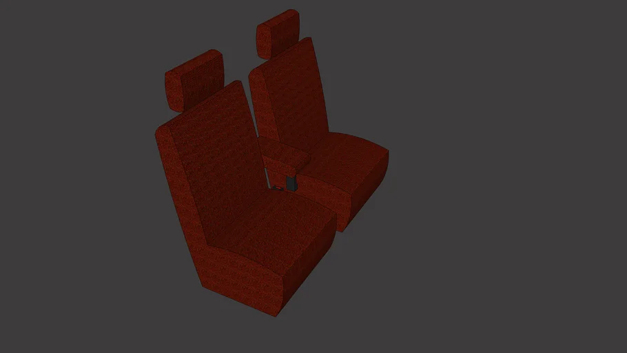 Parts Section - Luxury Rear Seats | 3D Warehouse