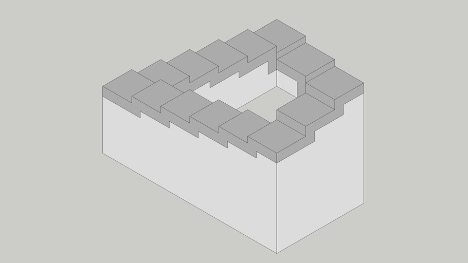 Penrose Stairs 3D Model | 3D Warehouse