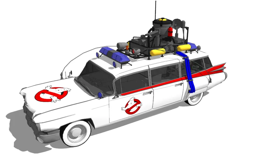 Ghostbusters ECTO-1B | 3D Warehouse