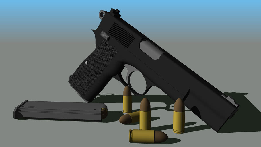 Browning Hi-Power | 3D Warehouse