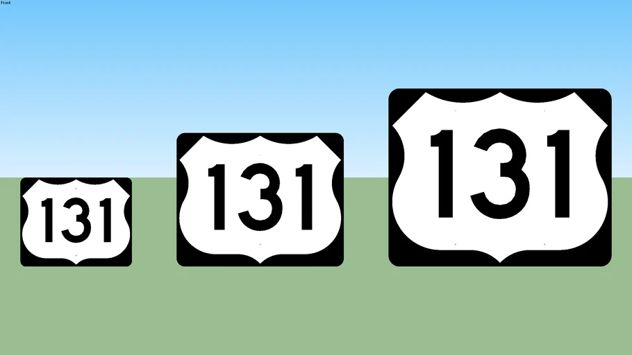 U.S. 131 Sign | 3D Warehouse