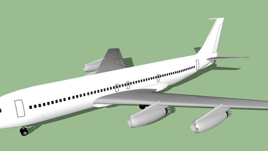 Template - Boeing 707-320/420 Intercontinental | 3D Warehouse