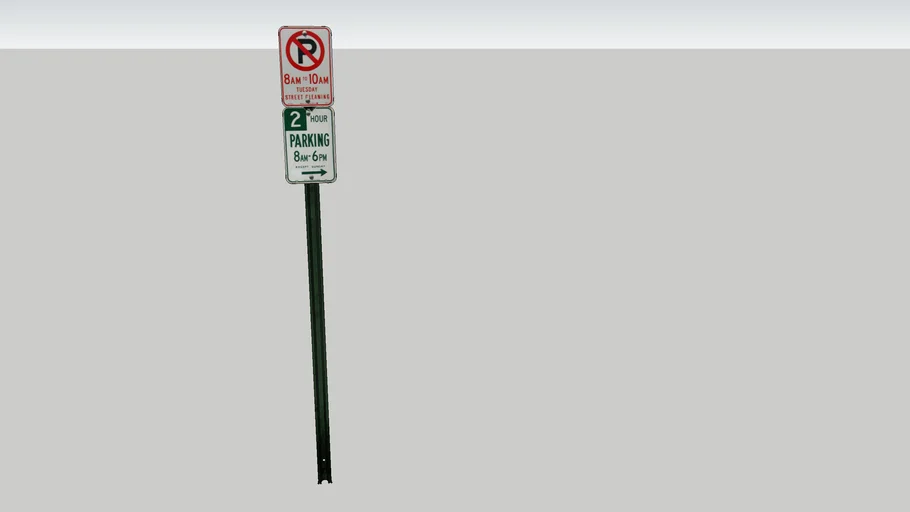 Parking Sign | 3D Warehouse