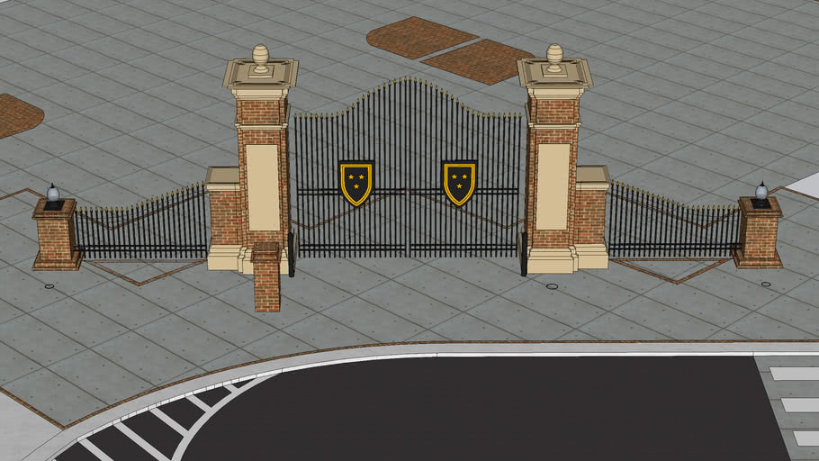Murray State University - Main Gate | 3D Warehouse