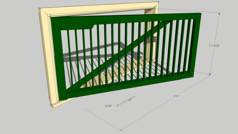 Lattice Sussex Gate | 3D Warehouse