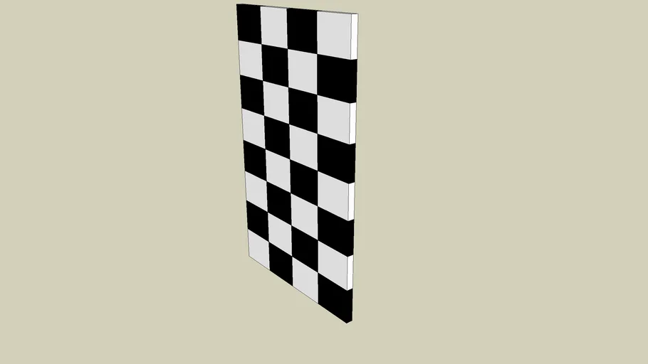 black and white squares | 3D Warehouse