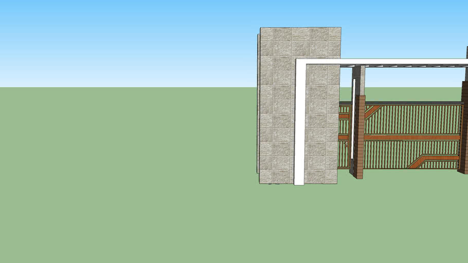 entrance gateway | 3D Warehouse