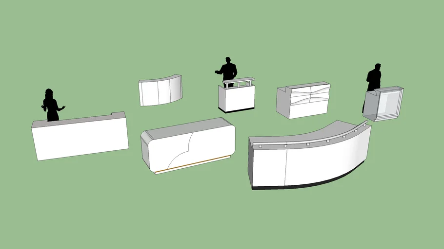 Registration / Reception Desks | 3D Warehouse