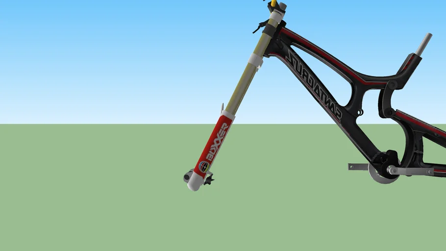 Santa Cruz v10 Carbon Boxxer | 3D Warehouse