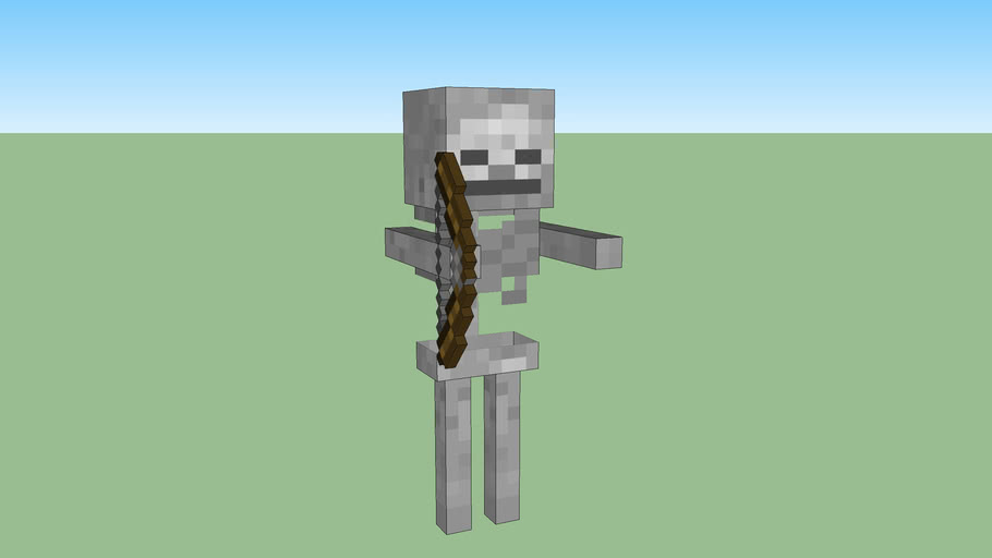 Minecraft Skeleton - Esqueleto | 3D Warehouse