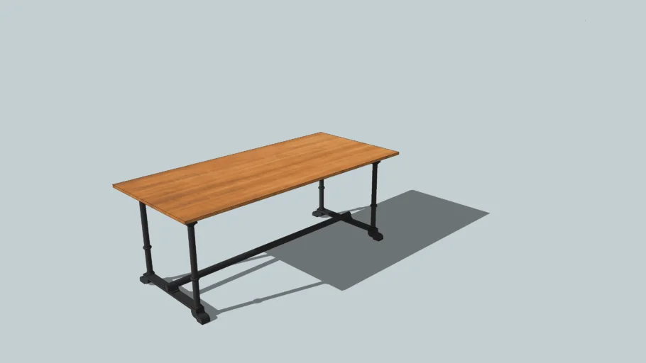 table metal | 3D Warehouse