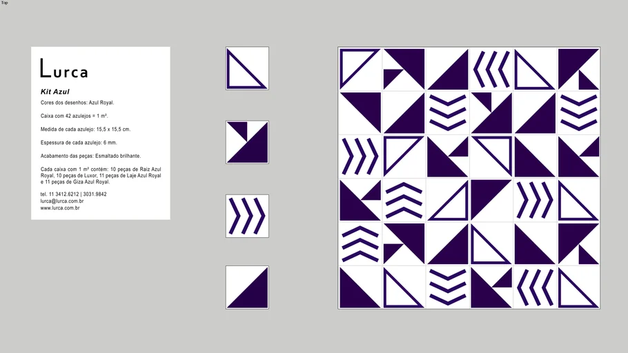 Azulejos Kit Azul | 3D Warehouse