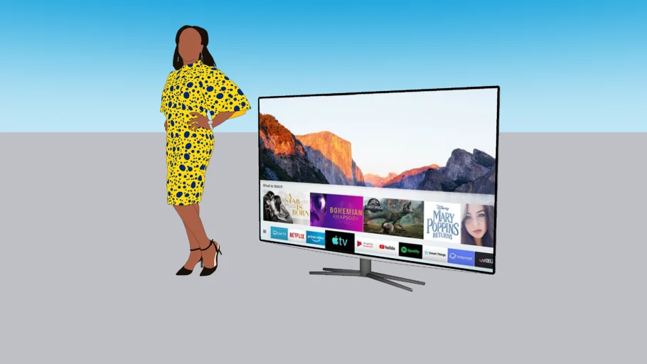 Samsung Smart TV Full HD display (v1.0) | 3D Warehouse