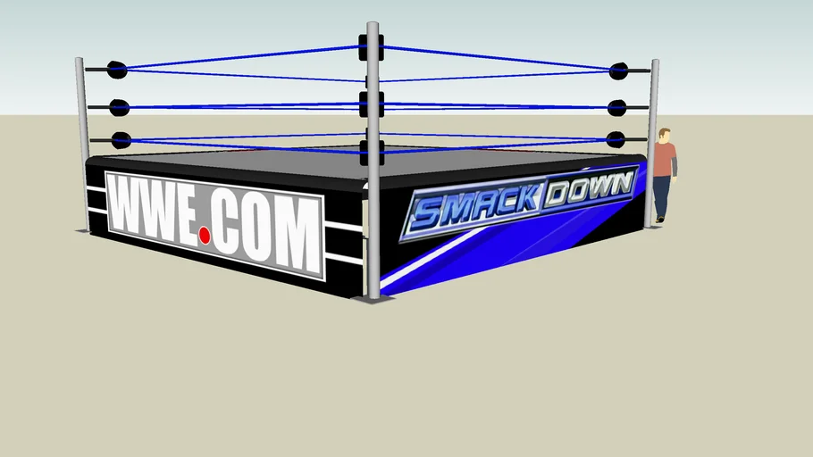 WWE PPV AND SMACKDOWN HD RING | 3D Warehouse